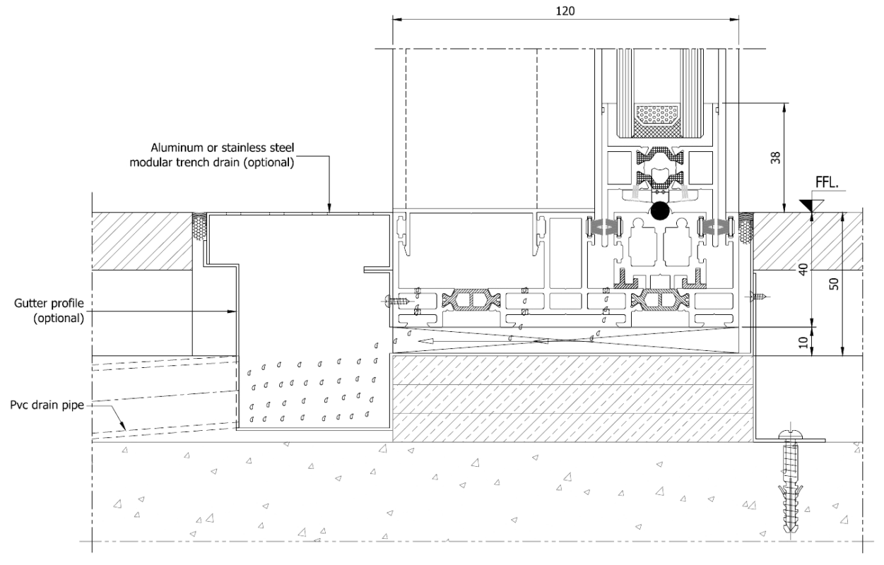 Concealed Drainage System - Gracili Minimal Systems