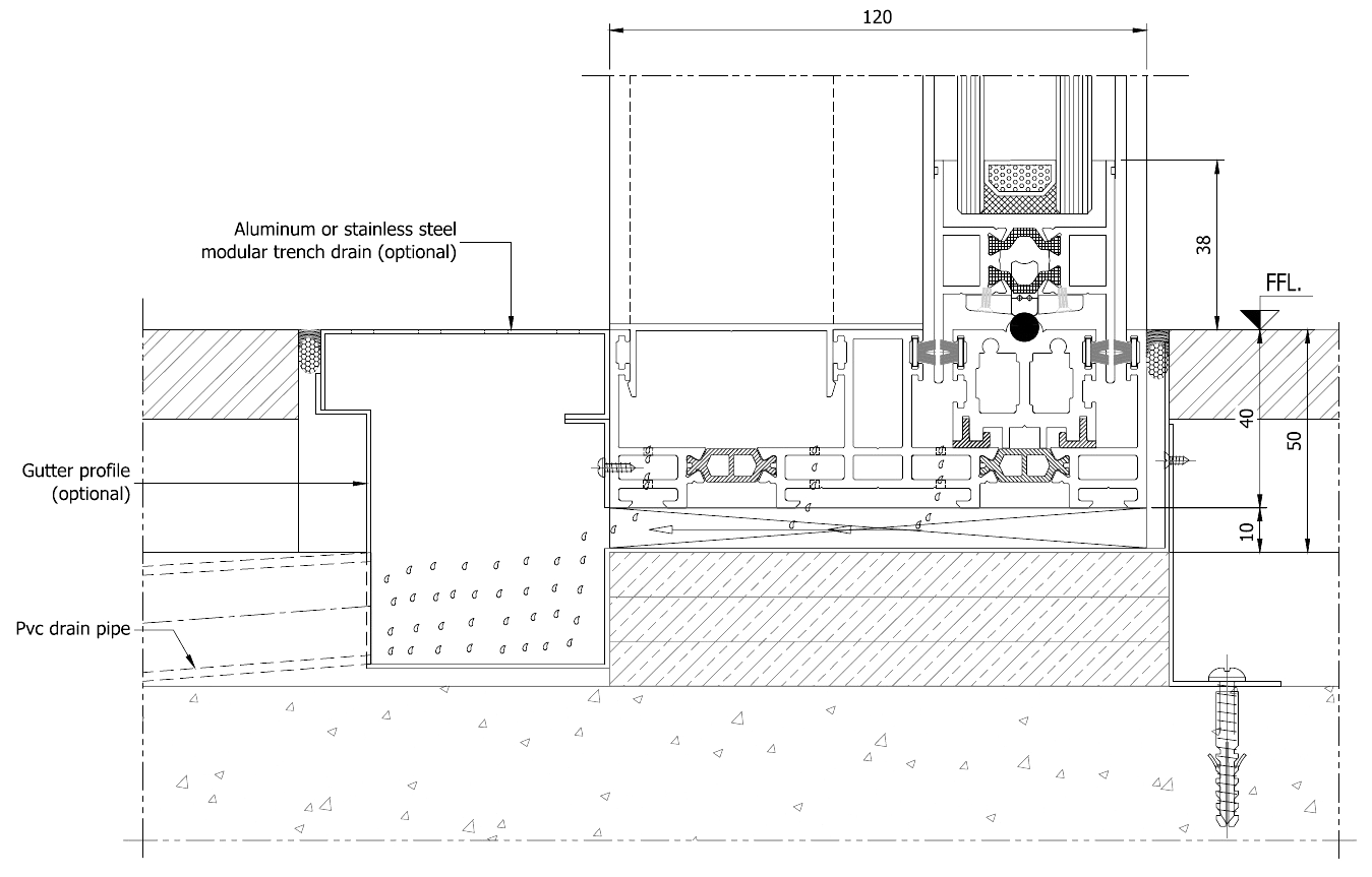 Concealed Drainage System - Gracili Minimal Systems